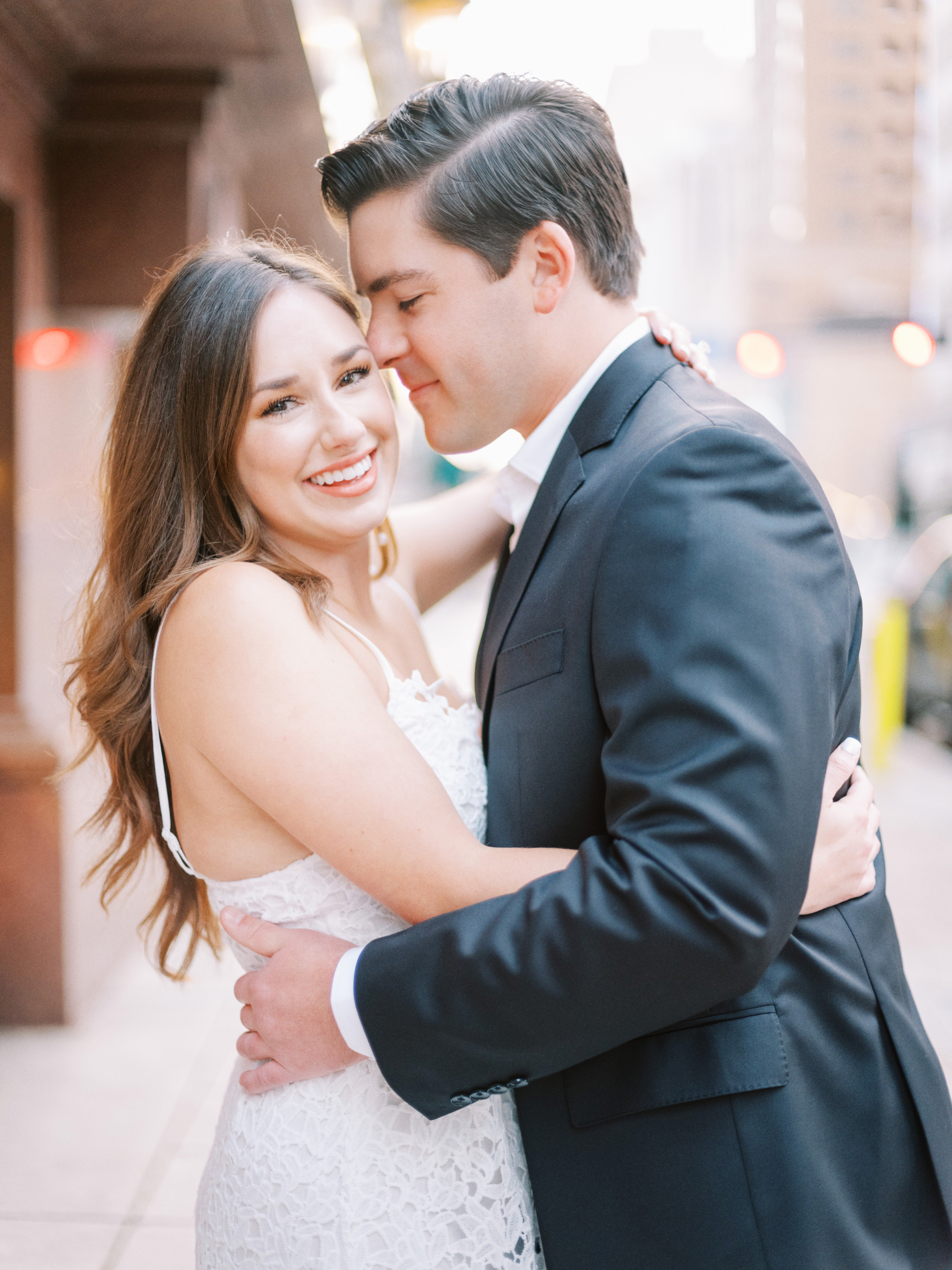 Engagement Session at The Adolphus: AJ + Hunter