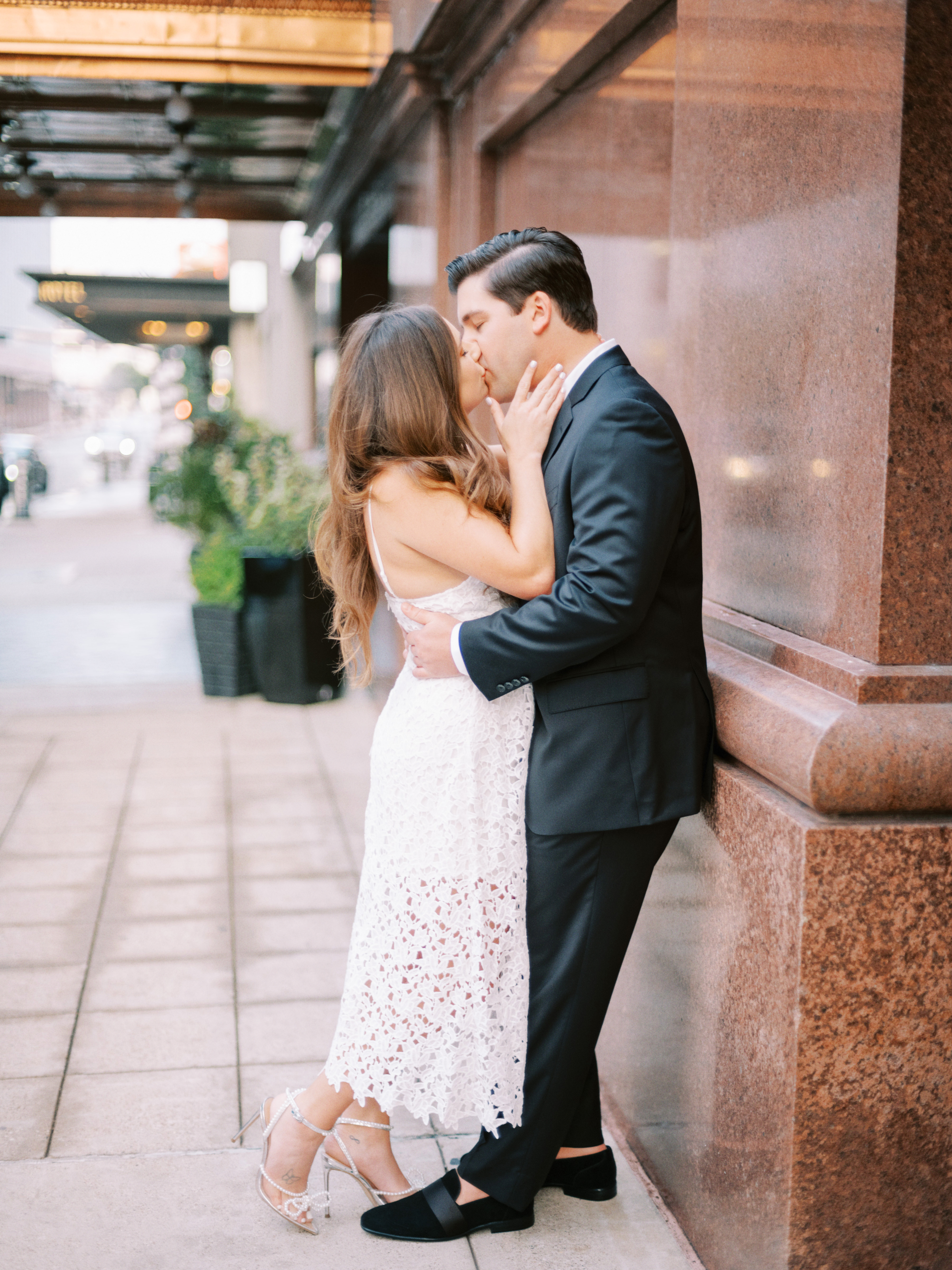 Engagement Session at The Adolphus: AJ + Hunter