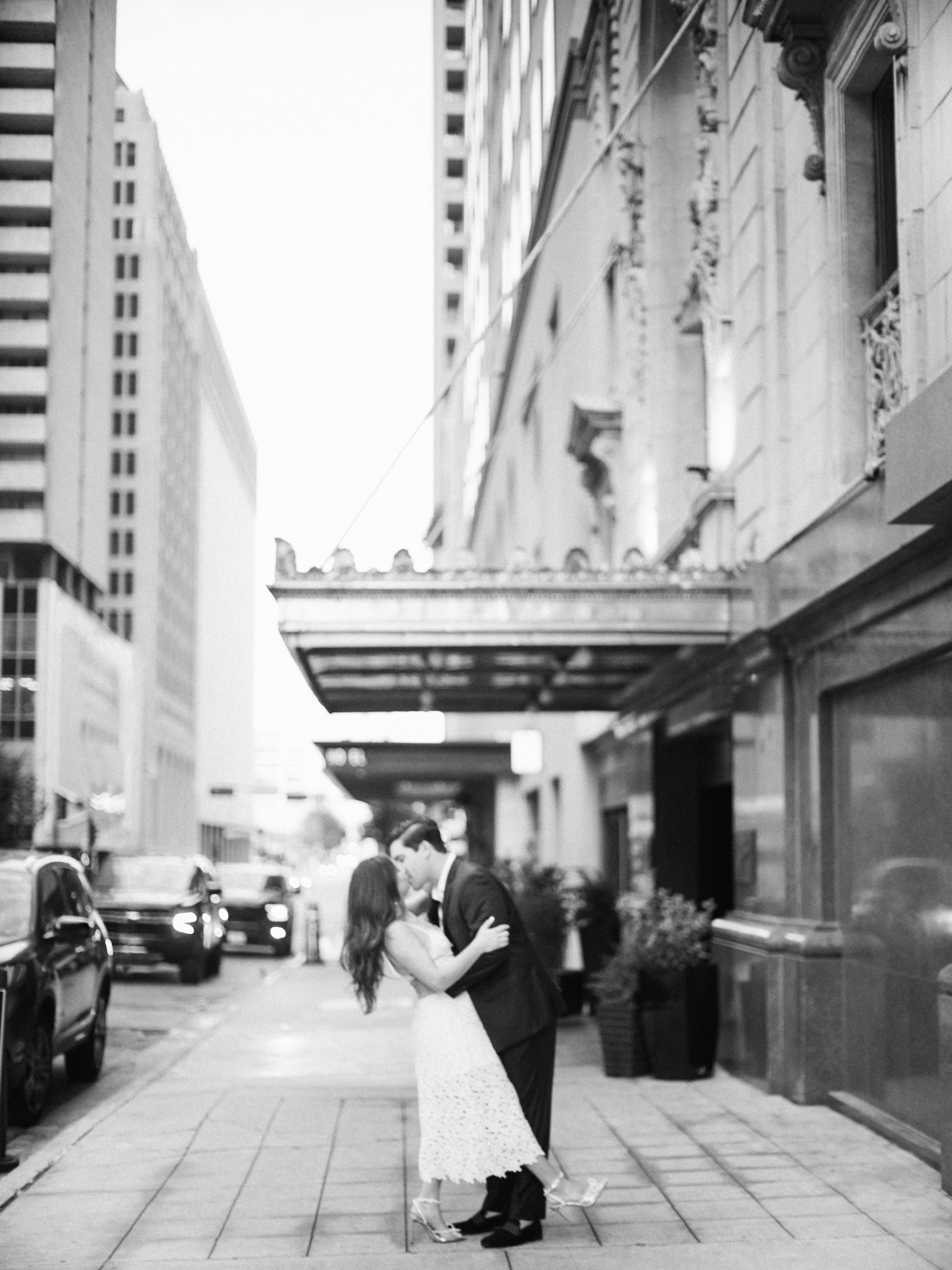Engagement Session at The Adolphus: AJ + Hunter