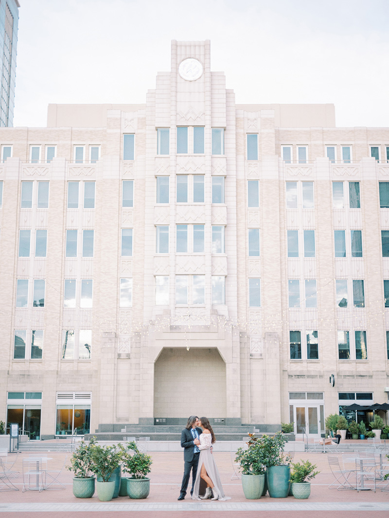 Beautiful Courthouse Elopement at Sundance Square, Fort Worth
